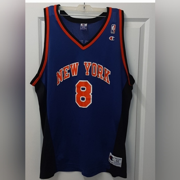 Reebok | Shirts | Latrell Sprewell New York Knicks Champion Jersey Men ...